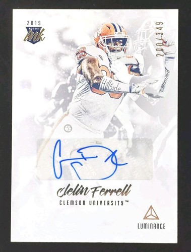 2019 Clelin Ferrell Luminance Rookie Ink Auto #RI-CF RC 200/349 ...