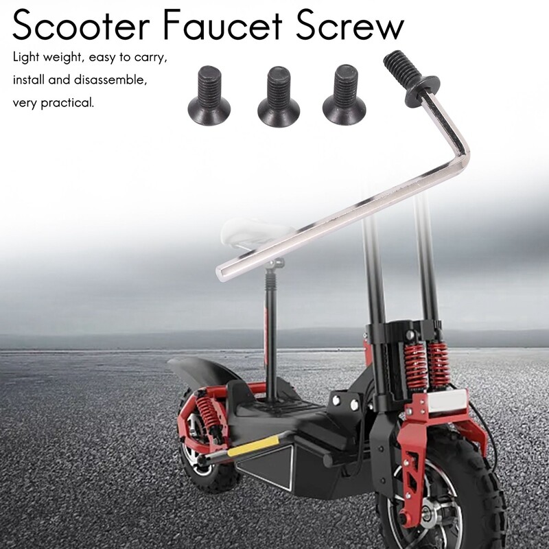 4Pcs Scooter Handlebar Front Fork Tube Screws With Hexagon Handle ...