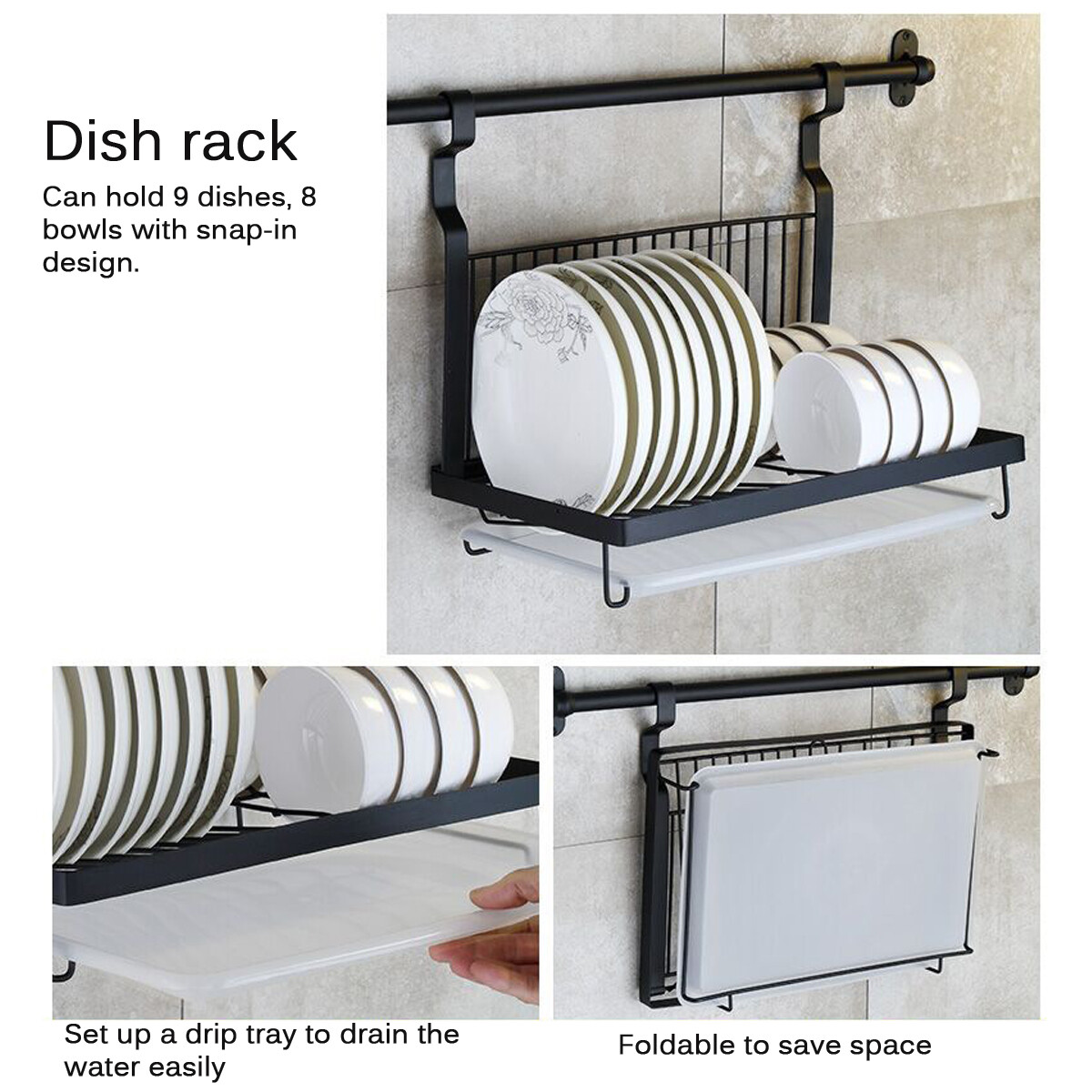 Pantry Door Spice Rack Organizer Over the Door Shelf Kitchen Hanging ...