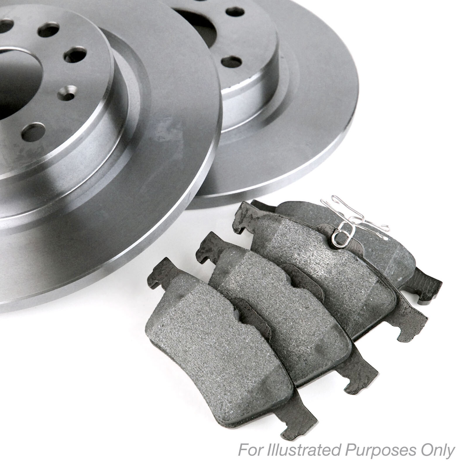 For Skoda Superb 3U4 2.0 TDI Mintex 5 Stud Rear Coated Brake Discs ...