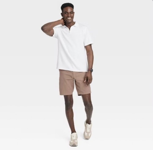 Goodfellow & Co Men's L Large Shirt White Regular Fit Johnny Collared ...