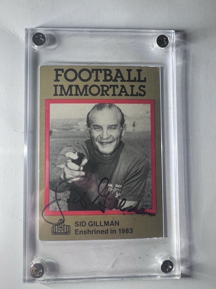 Sid Gillman Autograph JSA Authentication | eBay