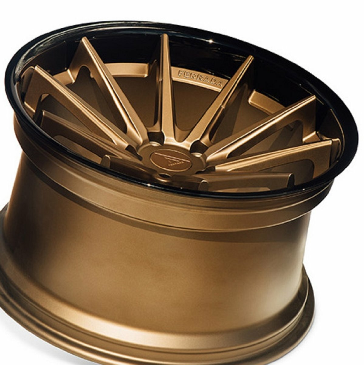 (4) 22x9 FERRADA WHEELS FR4 BRONZE / BLACK LIP CONCAVE RIMS (B4) | eBay