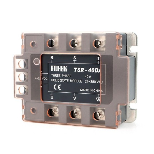 Three-phase solid state relay 40A TSR-40DA DC control AC 4-32VDC 24-380VAC | eBay