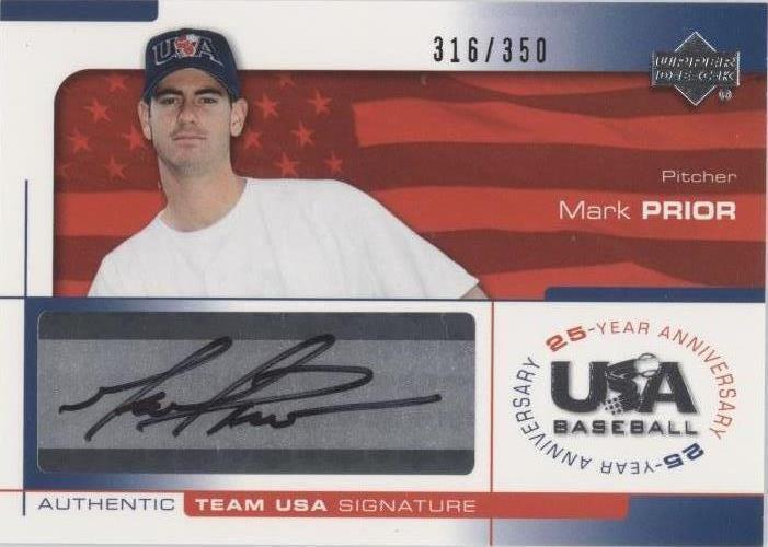 2004 Upper Deck USA Baseball 25-Year Anniversary - Signatures Mark ...