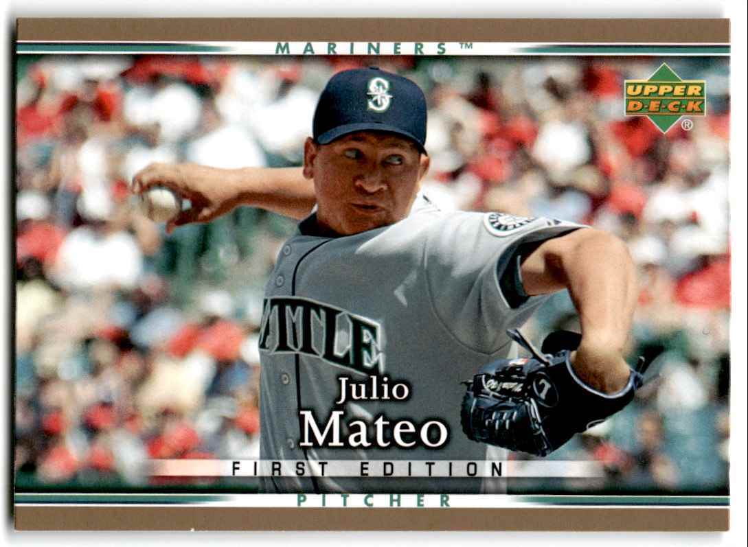 2007 Upper Deck First Edition Julio Mateo Baseball Cards #141 | eBay