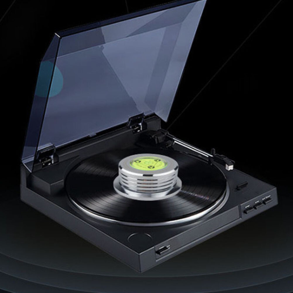 Aluminum Alloy Vinyl Record Player Portable LP Disc Stabilizer ...
