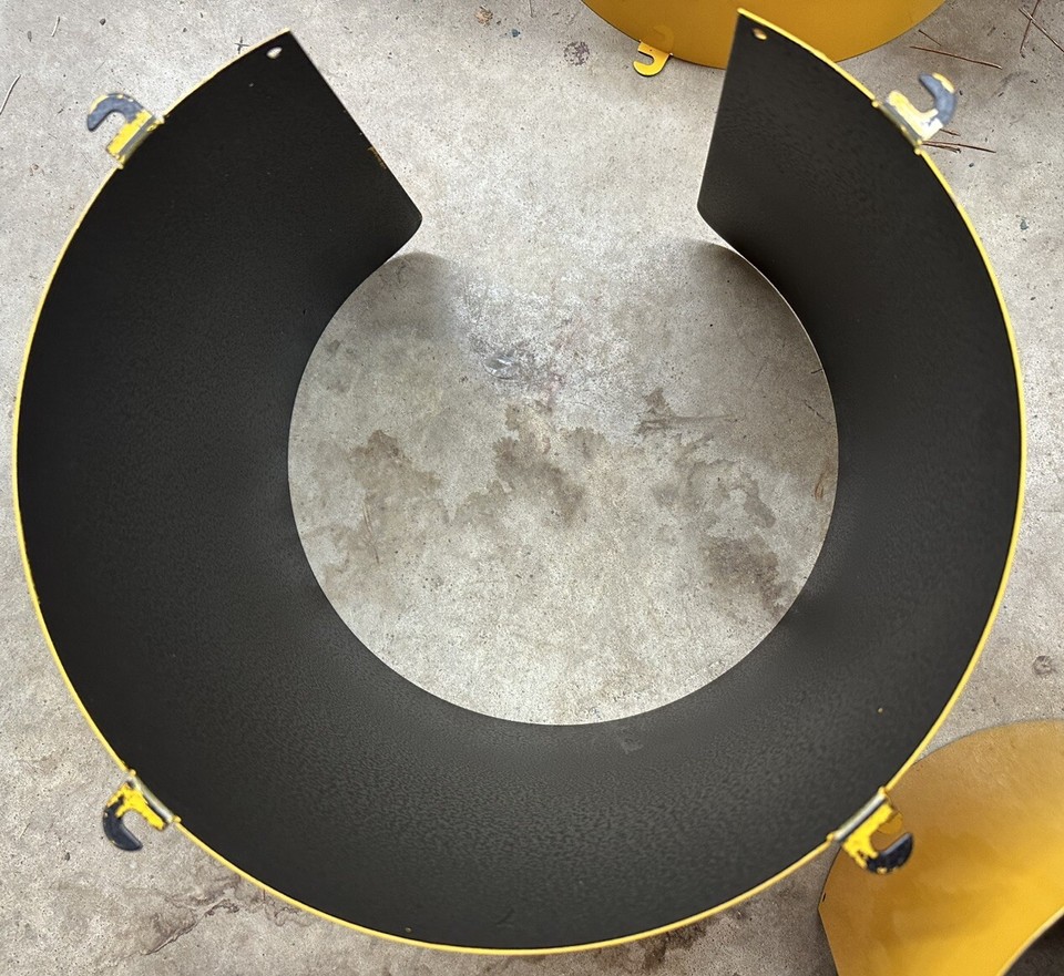 3 New Traffic Signal Light Yellow Visors Hoods Shields 12” 4 Tab ...