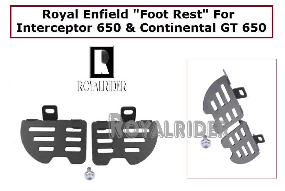 Fits Royal Enfield "Foot Rest" For Interceptor 650 & Continental GT 650 ...