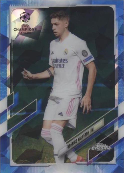 2020-21 Topps Chrome UCL Sapphire Edition - Federico Valverde #67 (RC ...