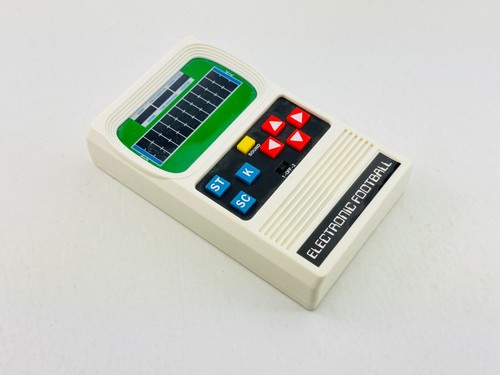 Vintage Retro Mattel Electronic Baseball Handheld White Wireless 5.5"x3 ...