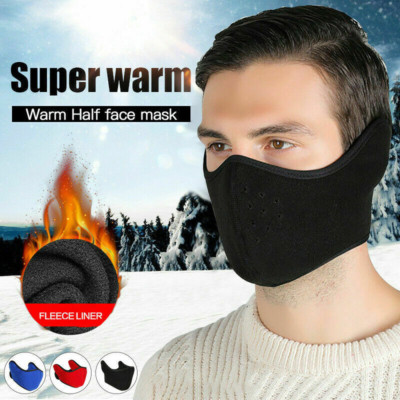 Winter Windproof Balaclava Ski Mask Thermal Fleece Half Face Mask for ...