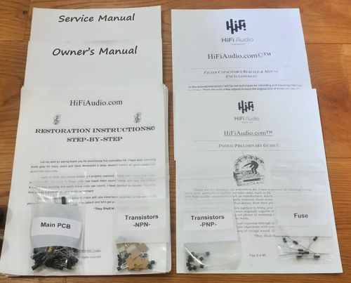 Marantz EQ551 equalizer rebuild restoration upgrade capacitor kit ...