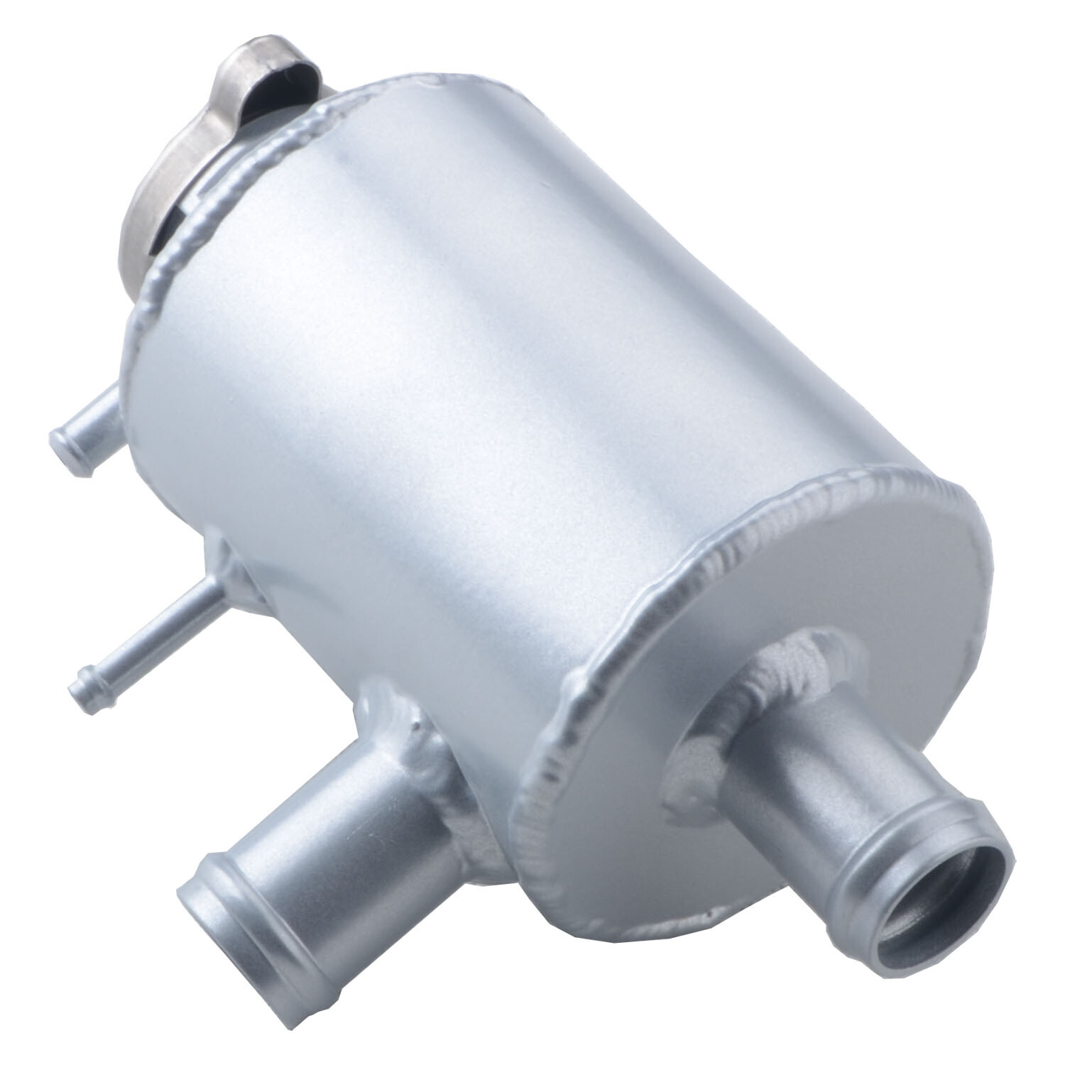 Universal Aluminum Radiator Coolant Bottle Expansion Header Overflow ...