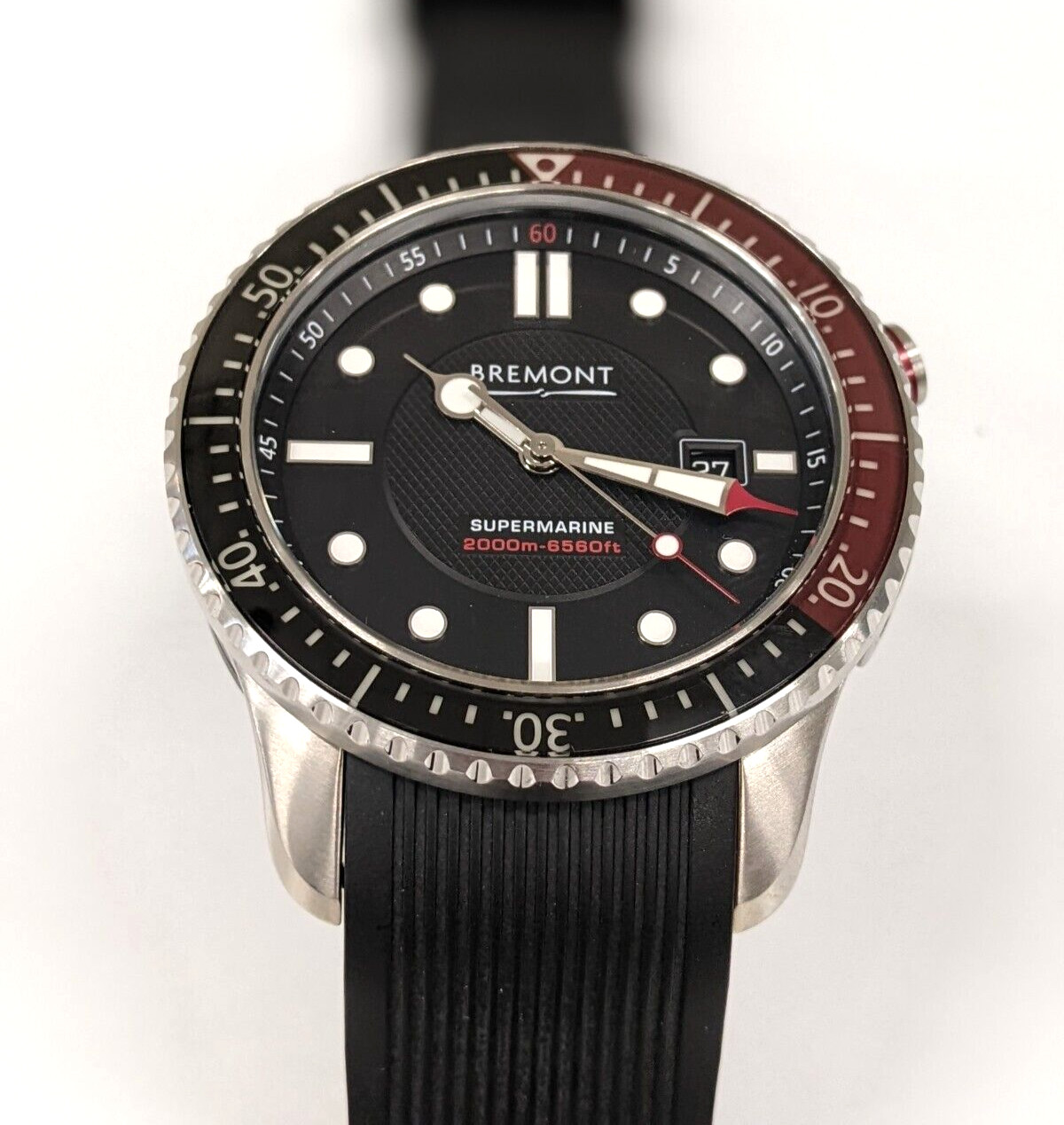 Bremont S2000 Supermarine Watch Black Dial Red/Black … - Gem