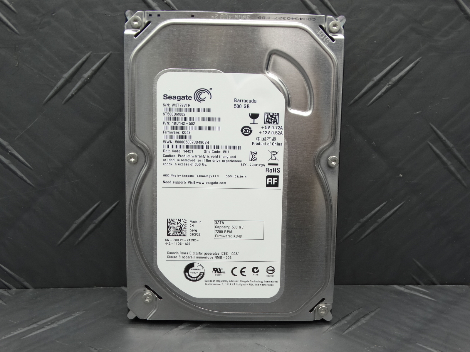 Seagate Barracuda ST500DM002 500GB SATA III 3.5 in Desktop Hard Drive ...