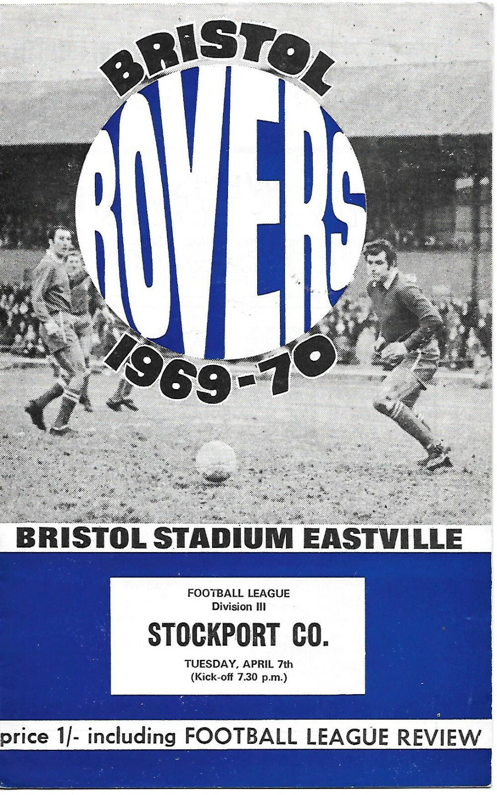 BRISTOL ROVERS V STOCKPORT 7 APR 1970 SIGNED HAROLD JARMAN VGC | eBay UK