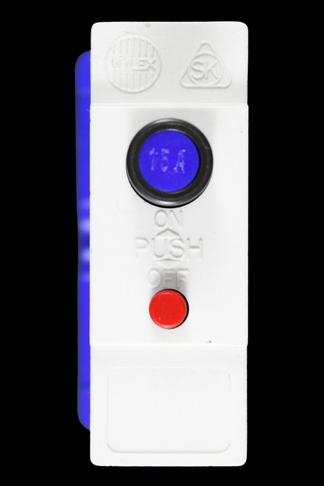 WYLEX PUSH PLUG IN 5 15 20 30 45 AMP TYPE B 240V MCB CIRCUIT BREAKER ...