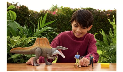 Jurassic World Rebirth Storypack Exclusive Spinosaurus Human Figure ...