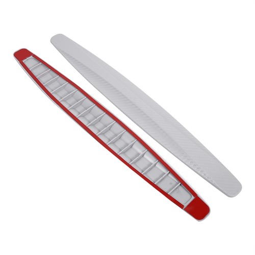 2Pcs Carbon Fiber Style Front&Rear Bumper Protector Corner Guard ...