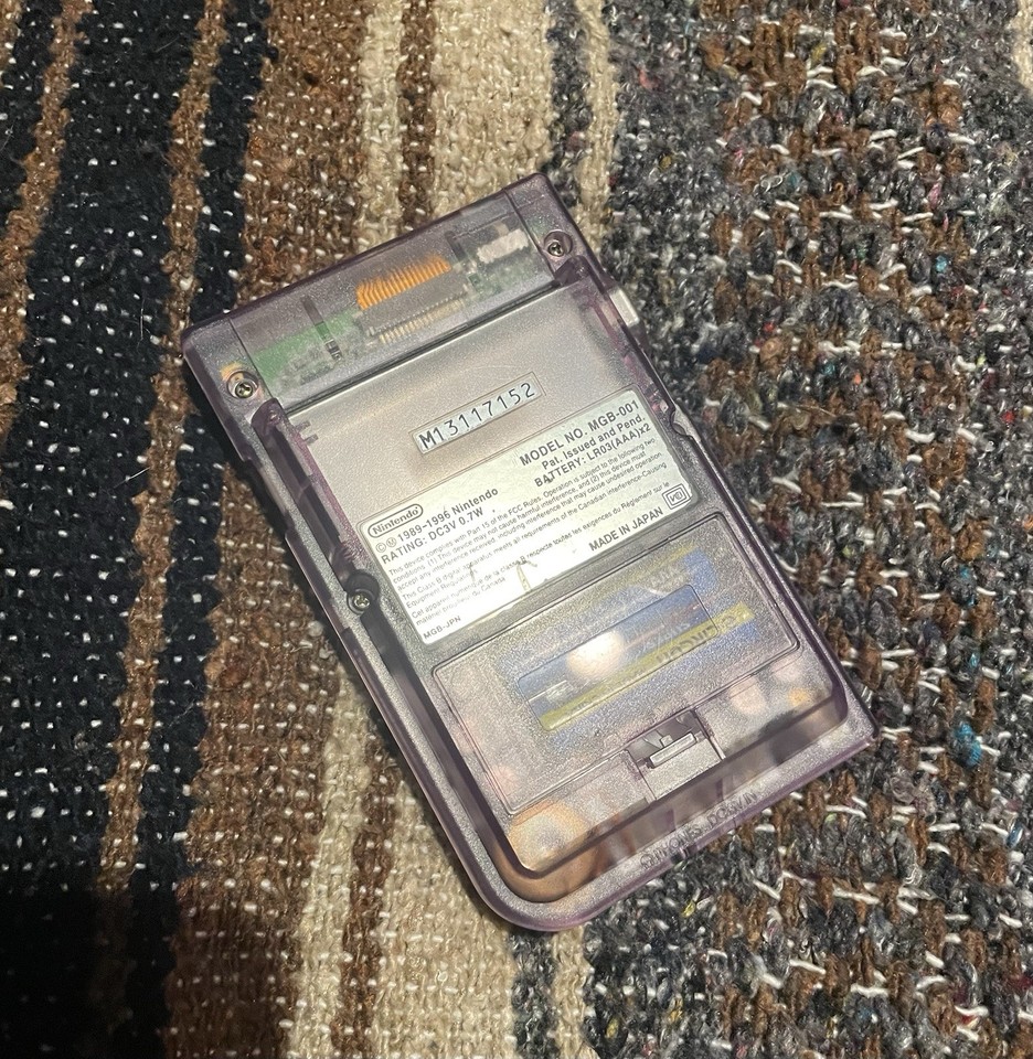 Game Boy Pocket Atomic Purple Great Condition Fully Tested And Cleaned ...