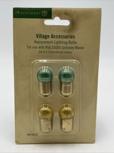 Dept 56 Village Replacement Bulbs #52846 Pack of 4 | eBay