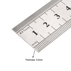 Straight Ruler 500mm 20 Inch Metric Stainless Steel Measuring Ruler ...