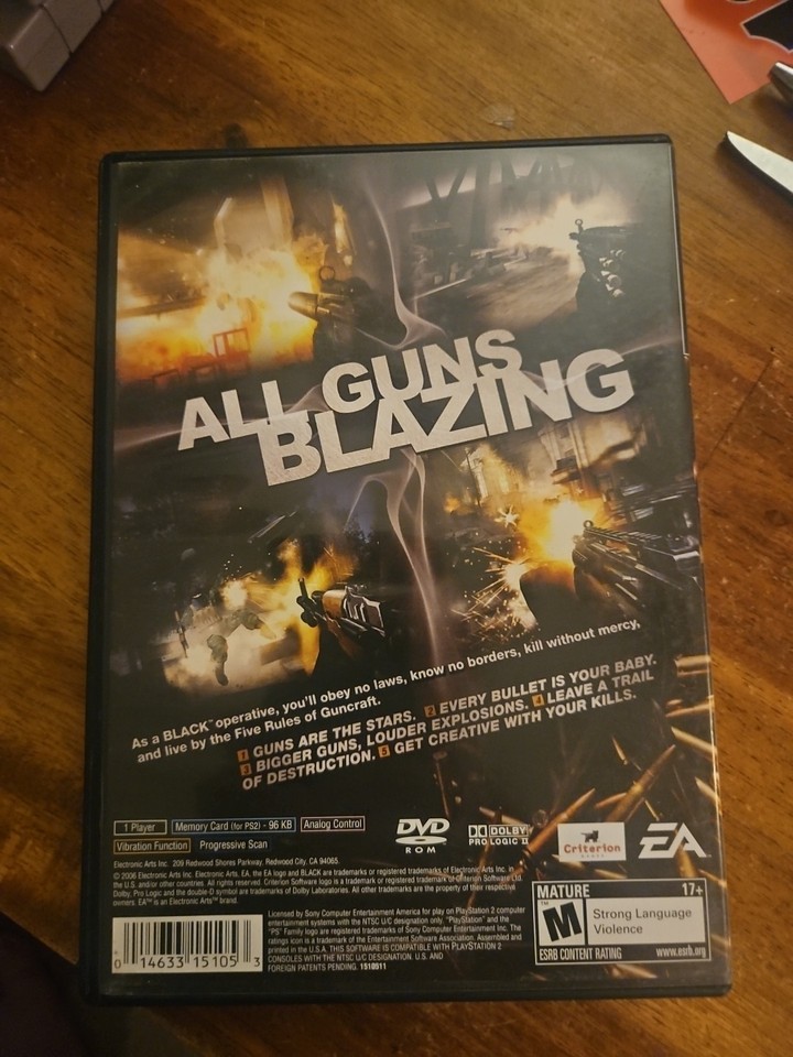 Black PS2 PlayStation 2 Black Label Disc Good shape Tested Working | eBay