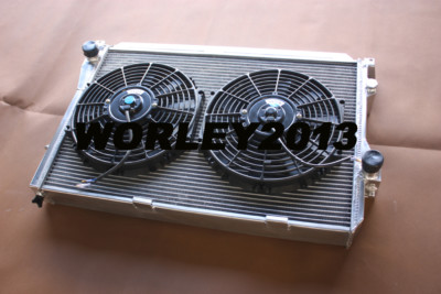 Aluminum radiator +fan for BMW 5 7 series M5 Z8 740i 750iL 4.4 5.0 E38 ...