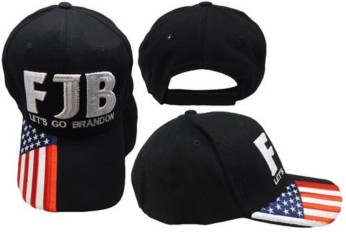 "FJB Let's Go Brandon" Embroidered Hat Black Ball Cap New! | eBay