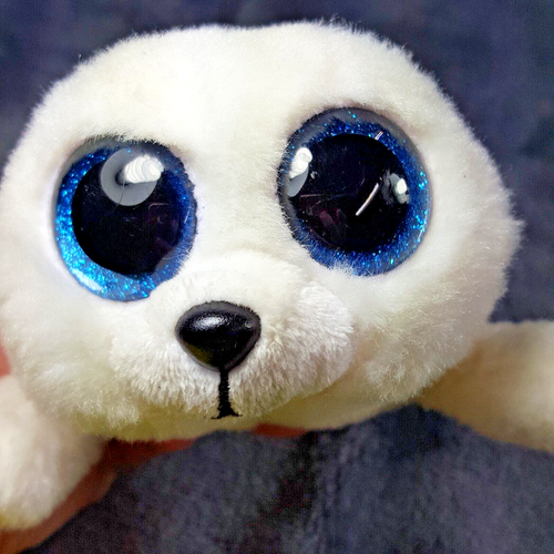 Ty 2016 Icy The Seal Big Eyed Plushie Stuffed Animal 8'' Inches No ...