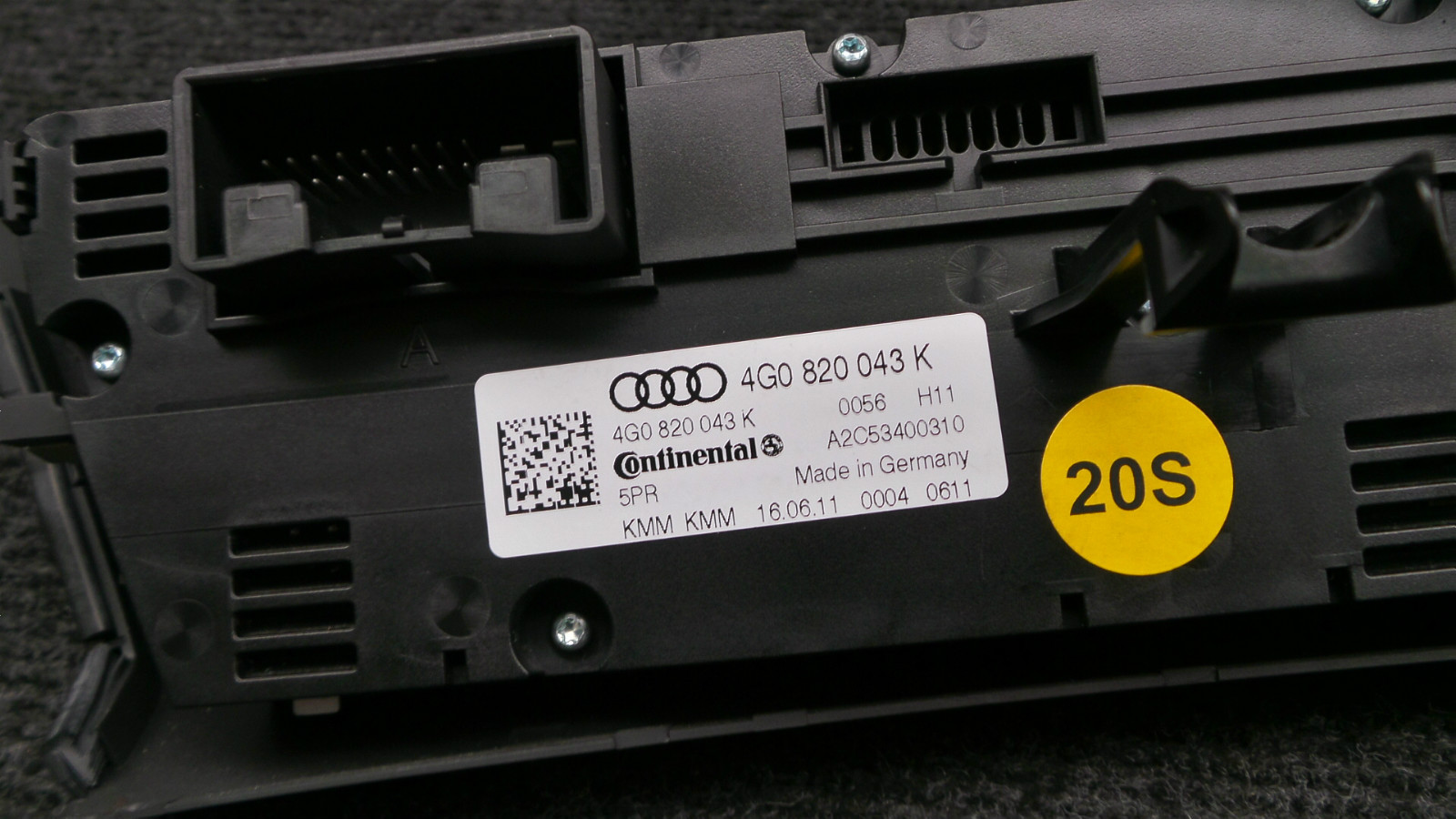 Audi A6 A7 4G Climate Control Unit Soul 4G0 820 043 K / 4G0820043K | eBay