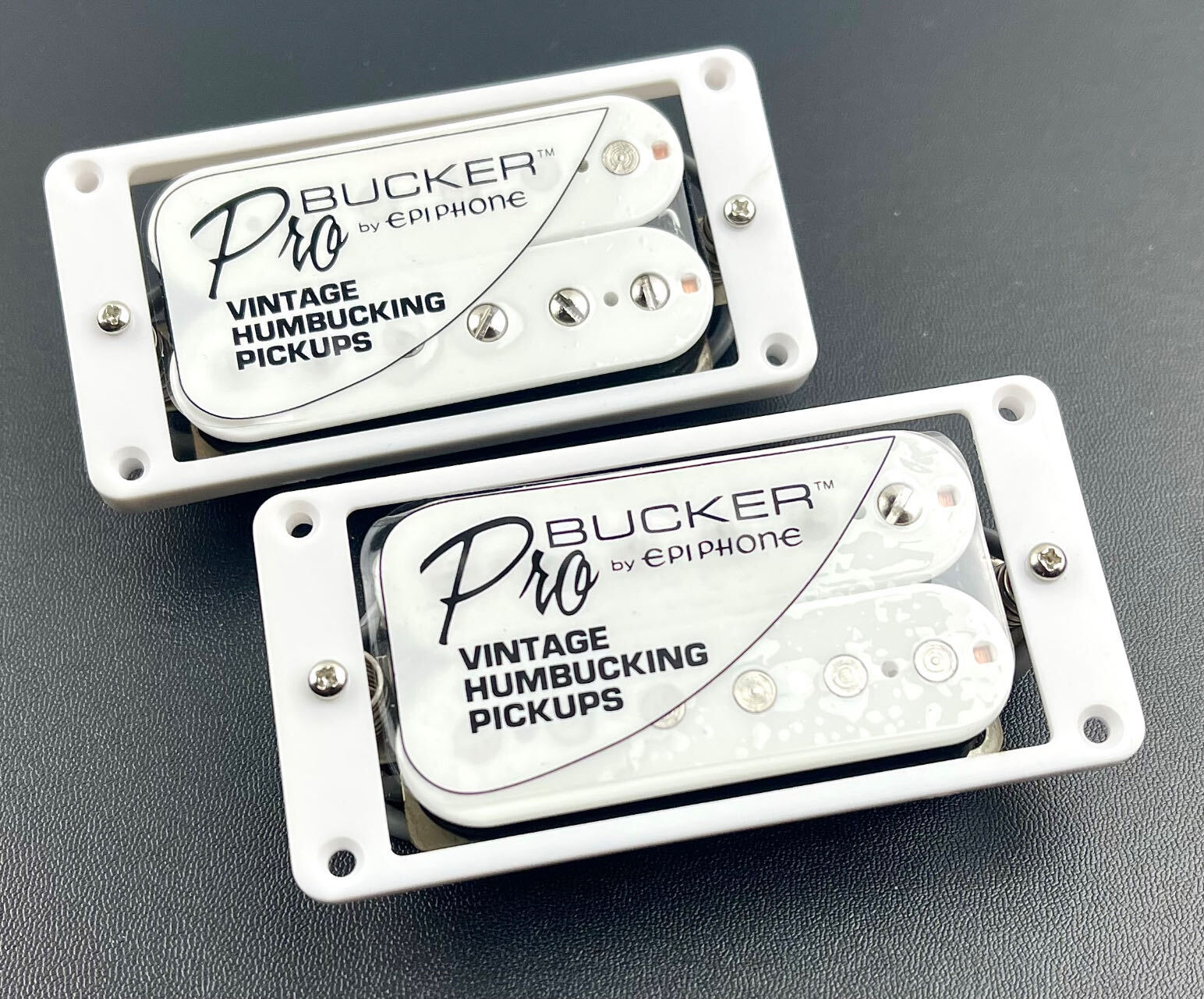 EPIPHONE Pro White Zebra Probucker Humbucker Pickups OEM MADE USA SHIP ...