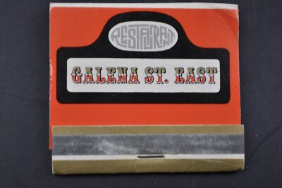 Vintage Colorado Matchbook Galenda Street East Aspen | eBay