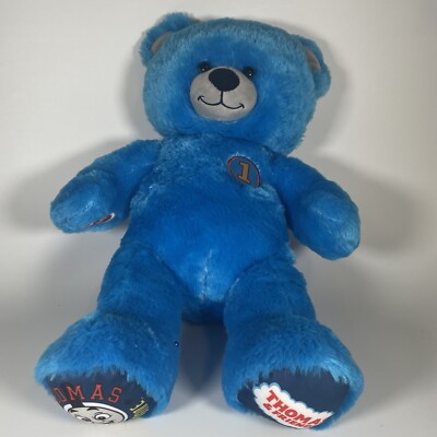 Build A Bear Workshop Thomas The Tank Engine & Friends Blue Plush Teddy ...