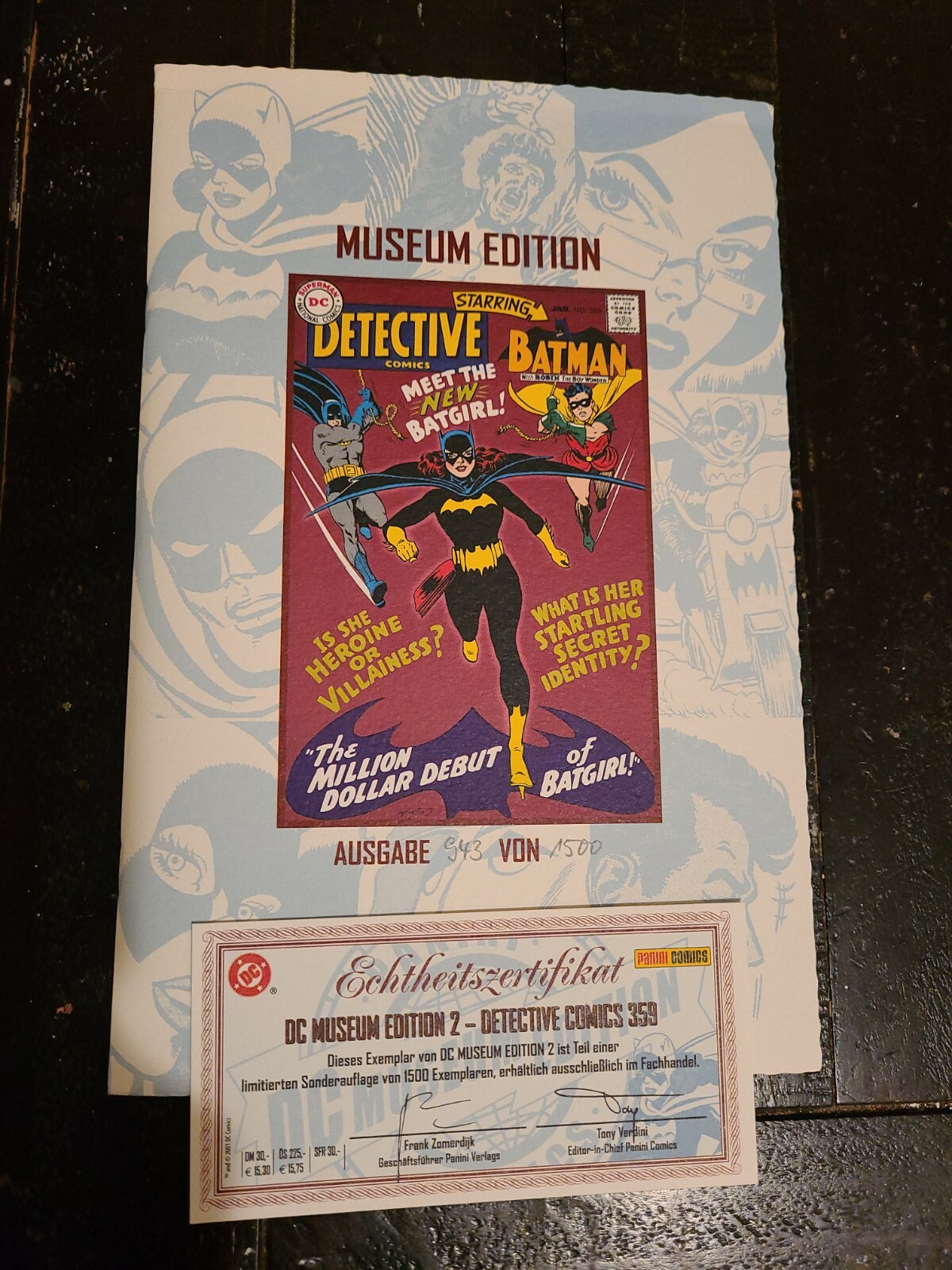 Detective Comics 359 Panini Museum Edition German Reprint, 543 of 1500 ...