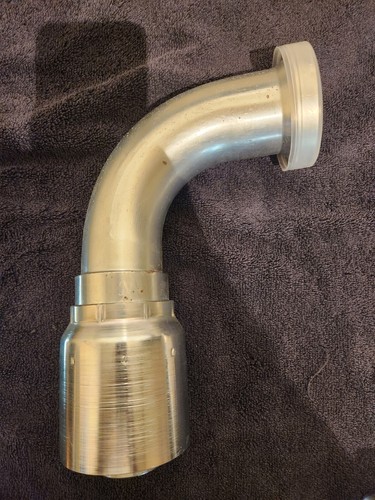 Parker 16N77-32-32 - 2" SAE code 62 flange - 90 degree elbow- Crimp ...