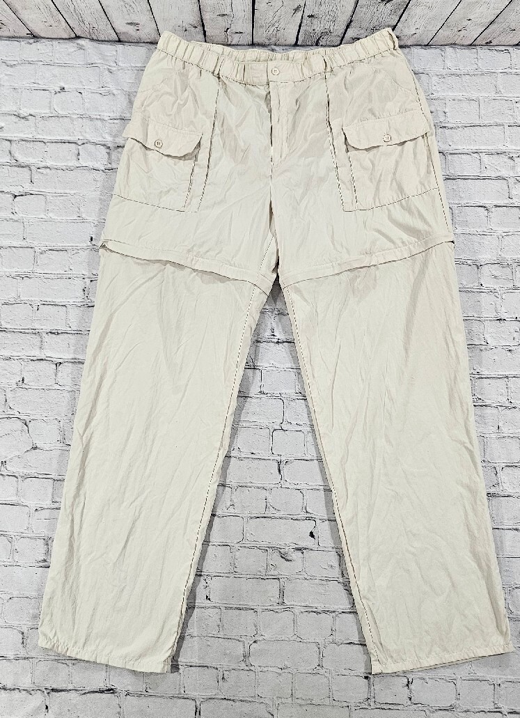 VTG SPORTiF Convertible Pants Tan Cargo Outdoor Hikin… - Gem
