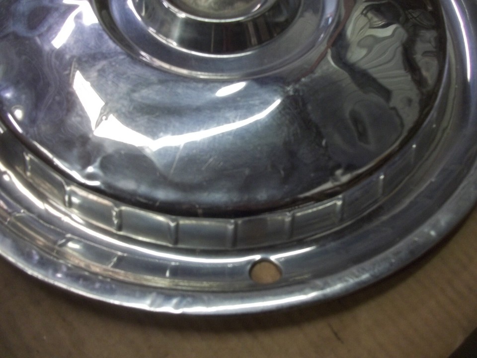 1955 55 1956 56 Ford Hubcap Rim Wheel Cover Hub Cap 15" OEM USED SET 4 ...