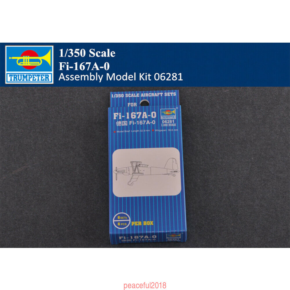 Trumpeter 1/350 06281 Scale German Fi-167A-0 Aircraft Assembly Model ...