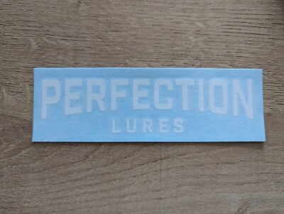 Perfection Lures sticker decal vinyl fishing boat sponsor bait company ...