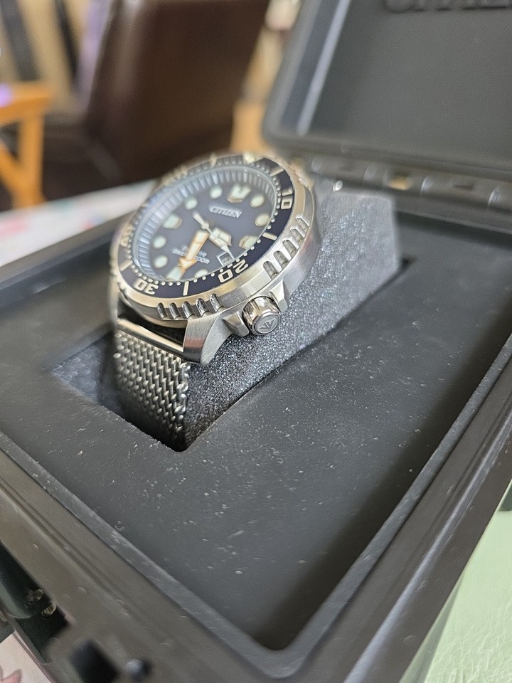 Citizen Men's Promaster Eco Drive Diver's Watch Box And Books Working ...