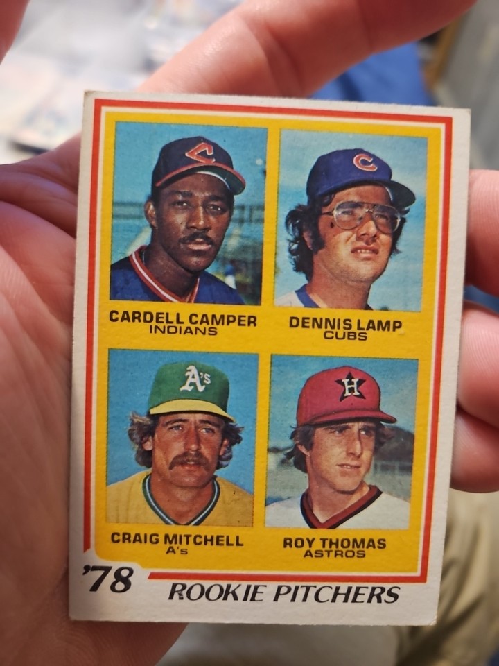 Dennis Lamp Roy Thomas Craig Mitchell 1978 Topps #711 Rookie Pitchers ...