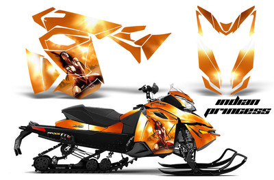 SKI-DOO REV XS MXZ RENEGADE SNOWMOBILE SLED GRAPHICS KIT WRAP DECAL ...