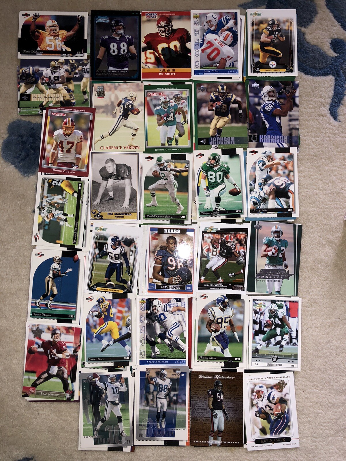 Huge Football Card Collection (OVER 1100 CARDS) | eBay