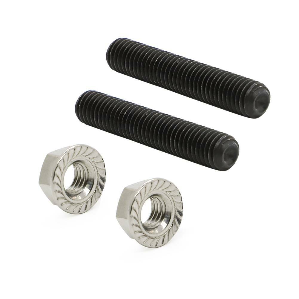8mm M8x1.25 Exhaust Manifold Stud Set of 2 Studs & 2 Lock Nuts For ...