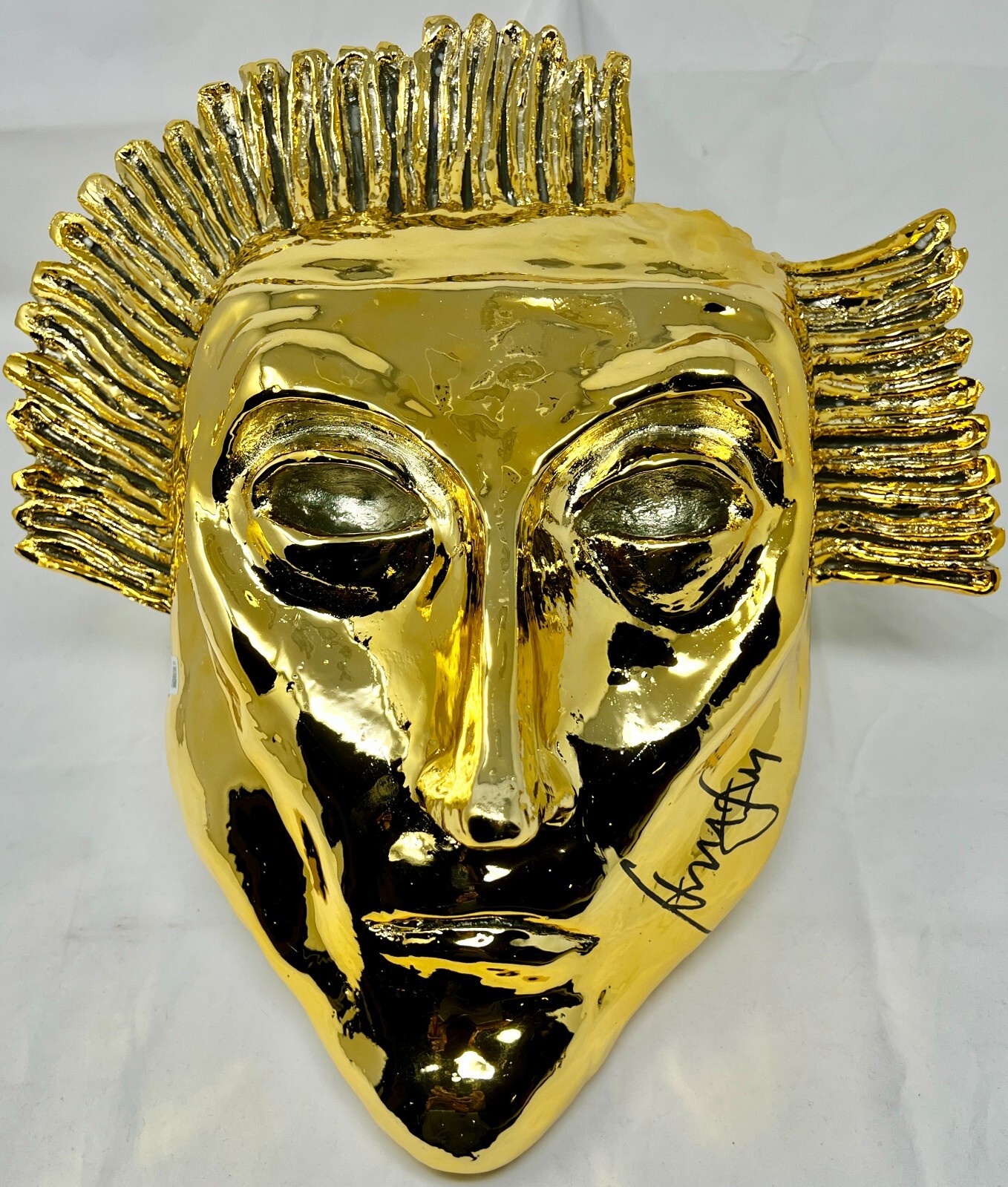 Harrison Ford Indiana Jones Signed Full Size Orellana Burial Mask BAS ...