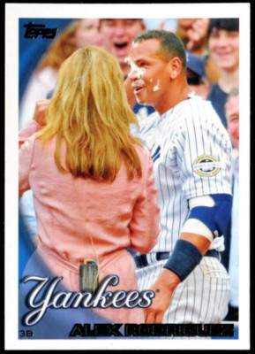 2010 Topps #400 Alex Rodriguez Pie In the Face Variation SSP New York ...