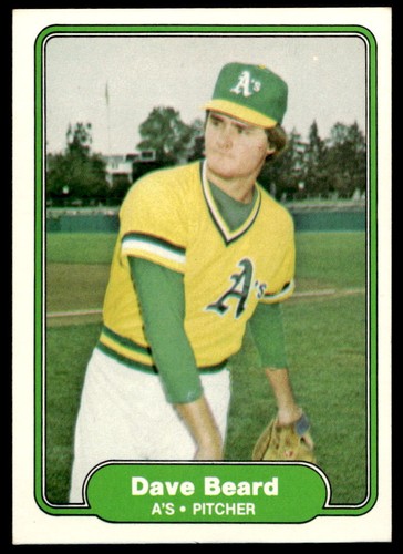 1982 Fleer 87 Dave Beard Oakland Athletics Baseball Card | eBay