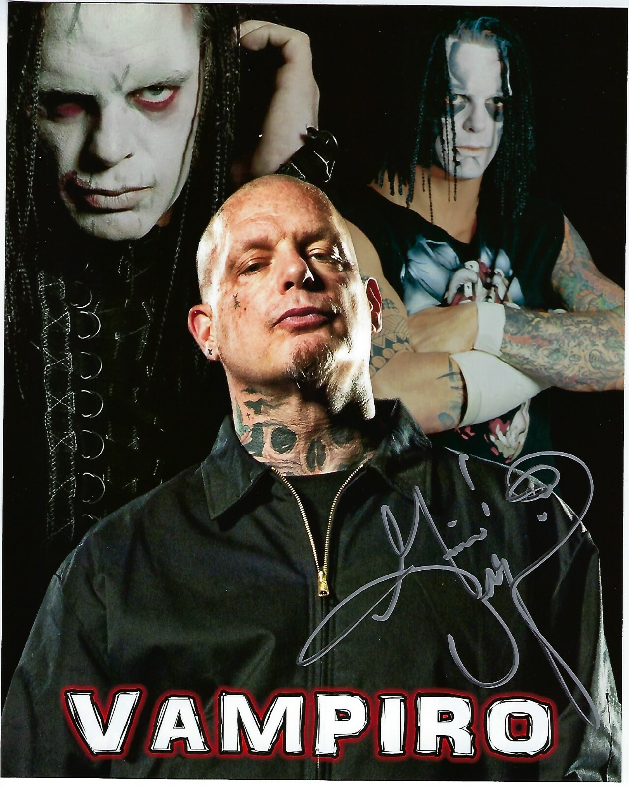 Vampiro - Wrestling signed photo | eBay